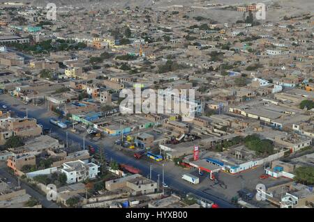 Aerial view of the city of Nazca, Peru Stock Photo - Alamy