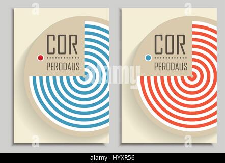 Blank circle brochure template Stock Vector Image & Art - Alamy