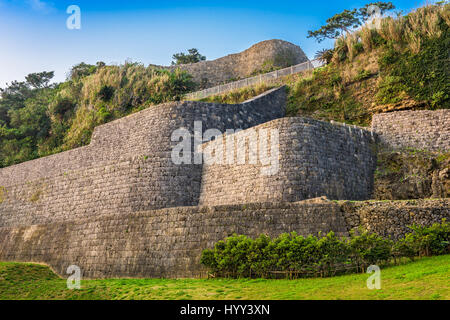 Urasoe, Okinawa, Japan at Urasoe Castle Ruins. The site is part of the ...