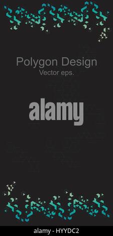 color abstract background. hexagon design. polygonal style. vector ...