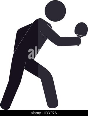 ping pong player avatar vector illustration design Stock Vector Image ...