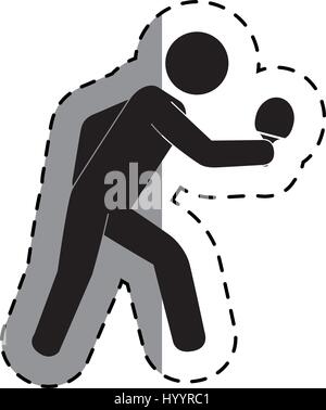 ping pong player avatar vector illustration design Stock Vector Image ...
