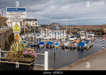 Banff Marina harbour Stock Photo - Alamy