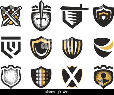 Vector shields collection Stock Vector Image & Art - Alamy