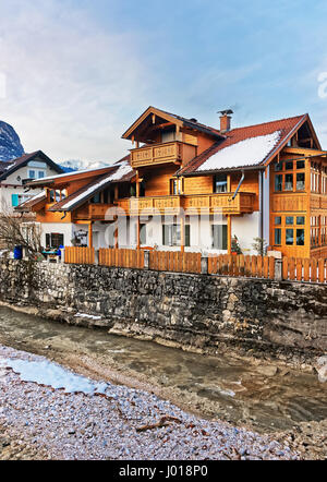A Bavarian style chalet in the German- founded town, La Cumbrecita, in ...