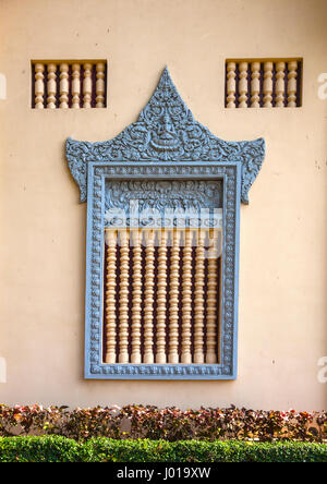 Decorative window at Royal Palace complex in Phnom Penh Cambodia Stock ...