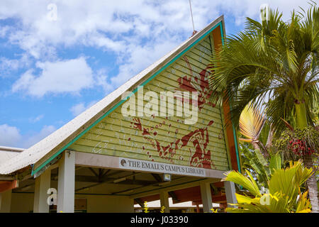Library building at the University of South Pacific, Emalus Campus ...