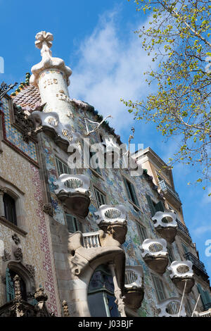 Exterior of Case Batllo, Barcelona Spain Europe EU Stock Photo - Alamy