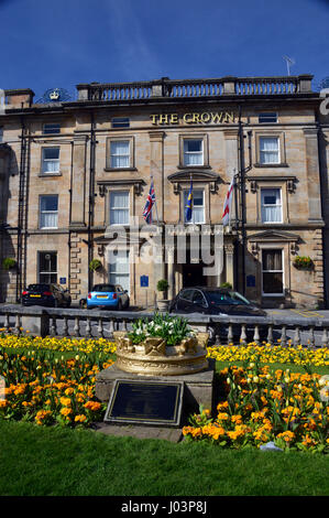 Springtime in Harrogate town centre,North Yorkshire,England,UK Stock ...