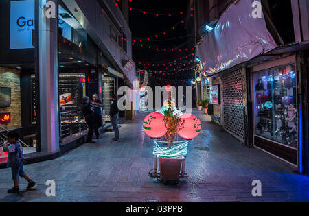 Street in Tehran city, capital of Iran and Tehran Province Stock Photo ...