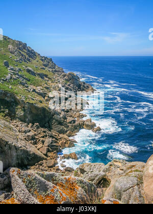 Spain, Galicia, Ferrol, Cape Prior at night Stock Photo - Alamy