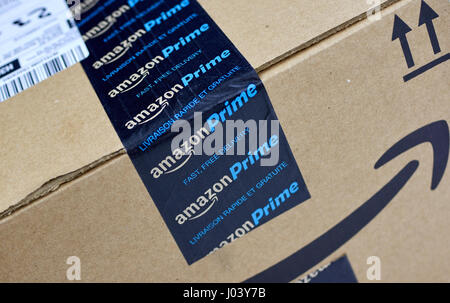 Amazon box tape Stock Photo - Alamy