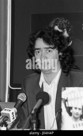 Gerry Conlon (l), one of the Guildford Four, in London, on the opening ...