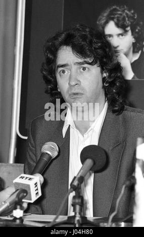 Gerry Conlon (l), one of the Guildford Four, in London, on the opening ...