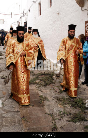 Washing of the Feet ceremony Christian monks and friars walk in ...