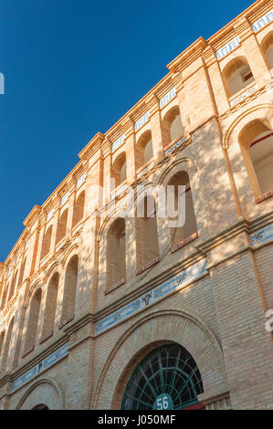 the bullring, town El Puerto de Santa Maria, town of wine industry and ...