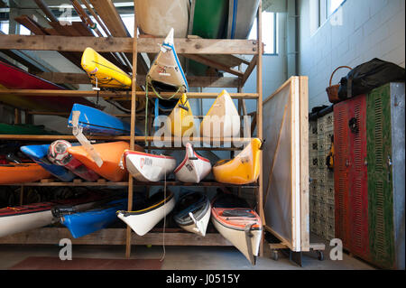 The Downtown Boathouse on Pier 26 in Tribeca, a neighborhood in ...