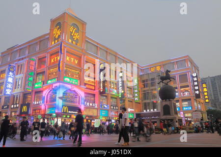 Shangxiajiu Pedestrian Street in Guangzhou, China Stock Photo - Alamy
