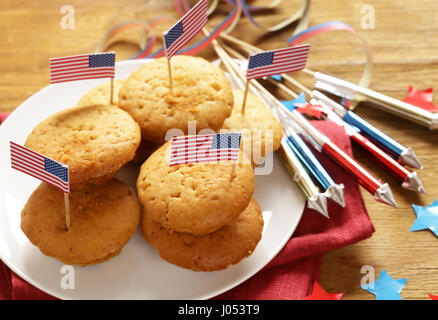 Traditional food muffins for the celebration of July 4 Stock Photo - Alamy