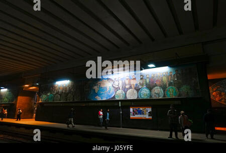 Copilco Metro station in Mexico City, Mexico Stock Photo - Alamy