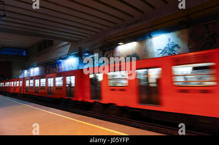 Copilco Metro station in Mexico City, Mexico Stock Photo - Alamy