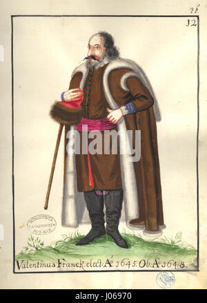 'Trachten-Kabinett von Siebenbürgen' illustrates traditional Hungarian ...