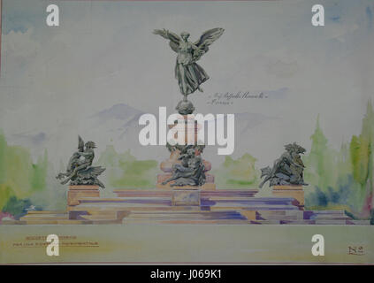 Raffaello Romanelli's project for a monumental fountain showcases his ...