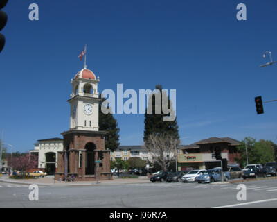 The Town Clock, Santa Cruz, California Stock Photo - Alamy