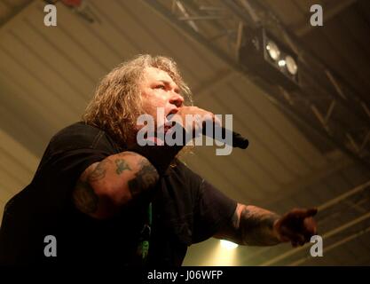 Steve Souza is the metal band Exodus performing live in 2017. Steve ...