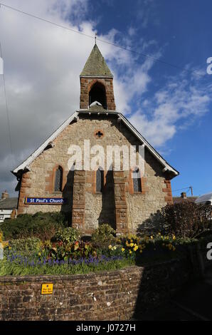 Bridge Street and St Pauls Parish Church in Ramsbottom Stock Photo - Alamy