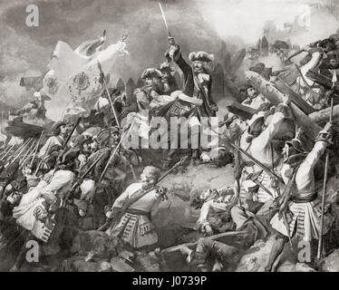 BATTLE OF DENAIN 1712 Stock Photo - Alamy