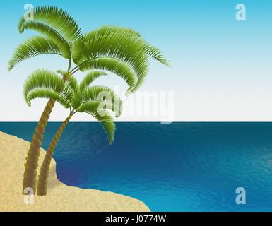 Abstract vector summer landscape with ripples Stock Vector Image & Art ...