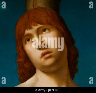 This is a detail of a painting by Antonello da Messina, an Italian ...