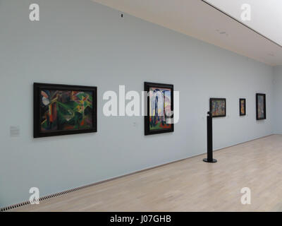 This photograph from the Lenbachhaus museum in Munich shows a ...