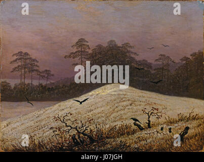 Friedrich Caspar David - Early Snow - German School - 19th Century ...