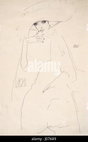 Egon Schiele’s 1911 Bildnis der Tänzerin Moa (Portrait of the Dancer ...