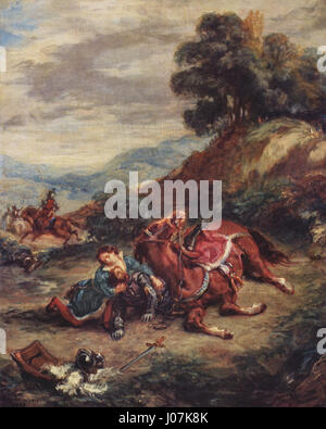 Eugène Delacroix, a renowned French Romantic artist, is known for his ...