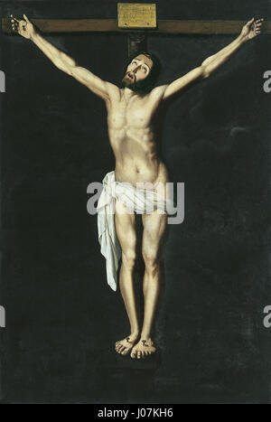 'Cristo en la cruz' is a powerful depiction of the crucifixion of Christ, showcasing the ...