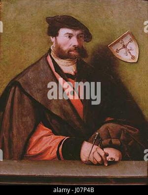 Ludger tom Ring d. Ä. Selbstbildnis Stock Photo - Alamy