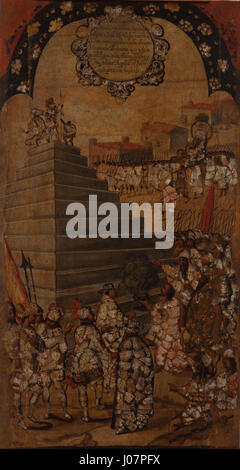 Miguel Gonzales's 'La Conquista de México' illustrates key moments of ...