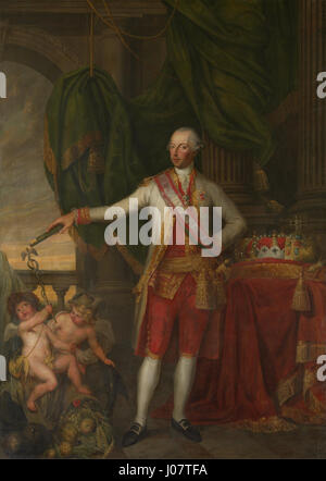 This painting depicts Joseph II, Holy Roman Emperor, known for his ...