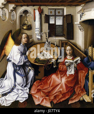 The 'Mérode Altarpiece' by Robert Campin, a masterpiece of Northern ...
