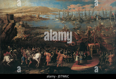 Domenico Gargiulo, also known as Micco Spadaro - The Landing of the ...