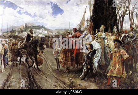'La rendición de Granada' (The Surrender of Granada) is a depiction of ...