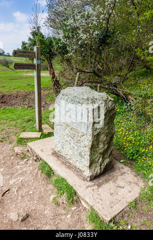 Thames Head (the source of the River Thames), near Kemble, Cotswolds ...
