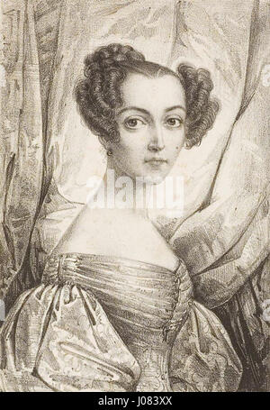 Élisa Mercœur by Auguste Belin Stock Photo - Alamy