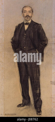 Ramon Casas' portrait of Emili Fernández, known as Napoleon, depicts ...