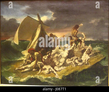 'Radeau de la Méduse' depicts the tragic aftermath of the wreck of the ...