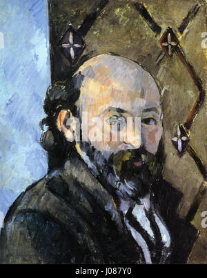 A portrait of Paul Cézanne, a French Post-Impressionist artist ...