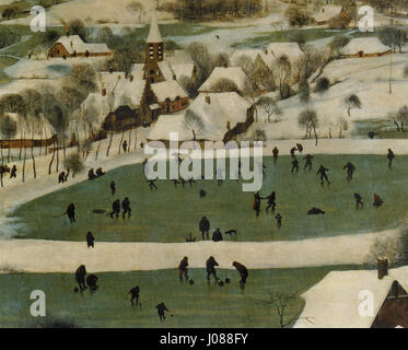 ‘Jäger im Schnee’ (Hunter in the Snow) depicts a hunter and a dog ...